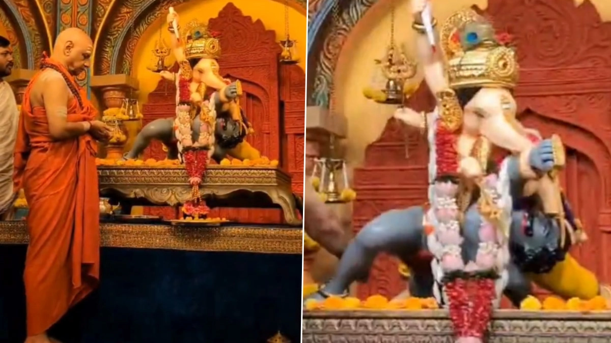 Ganesh Pooja on Anant Chaturdashi: गणेश चतुर्दशीनिमित्त अयोध्येत आचार्य ...