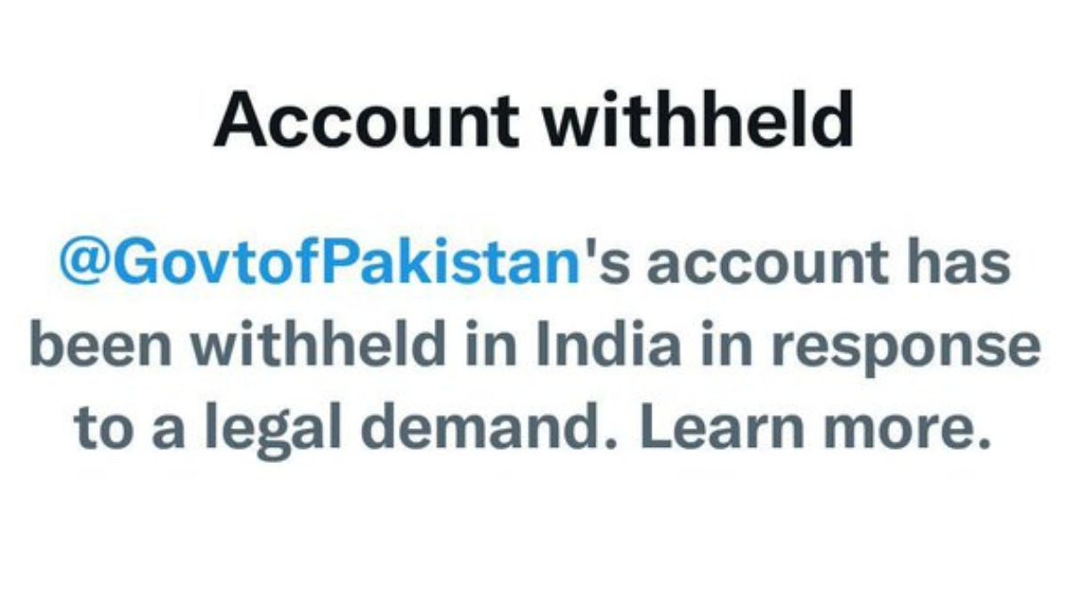Pakistan Government Twitter Account Banned in India: पाकिस्तान ...