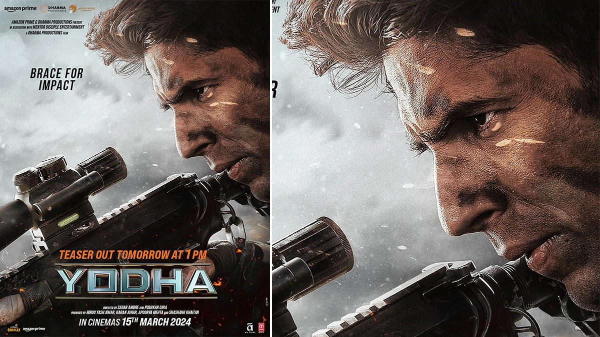 Yodha New Poster: सिद्धार्थ मल्होत्राने शेअर केलं 'योधा'चे नवीन पोस्टर ...
